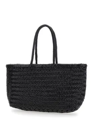 Dragon Diffusion Shopper Bag 'bamboo Triple Jump' With Two Handles And Leather For - Multicolor