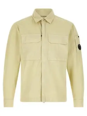 C.P. COMPANY Lens' Overshirt - Cream