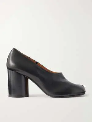 MAISON MARGIELA Tabi 80 Leather Pumps - Black