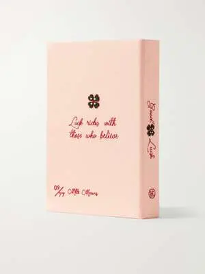 OLYMPIA LE-TAN Good Luck Embroidered Canvas Clutch