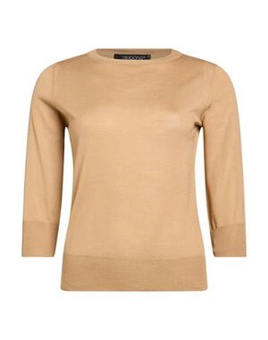 ARAGONA Sweater Size Merino Wool - Beige