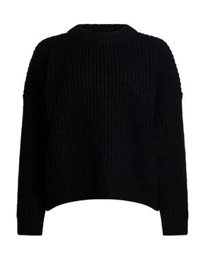 ARAGONA Sweater Light Size Baby Alpaca Wool, Merino Wool - Black