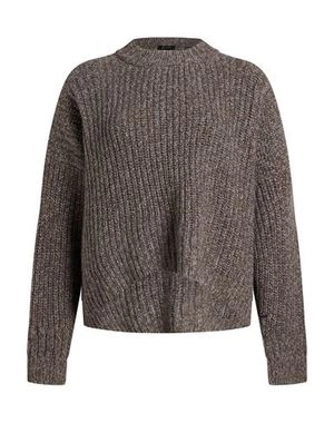 ARAGONA Sweater Light Size Baby Alpaca Wool, Merino Wool - Brown