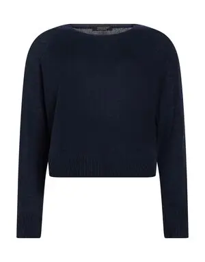 ARAGONA Cashmere Ribbed Knit Crewneck Sweater