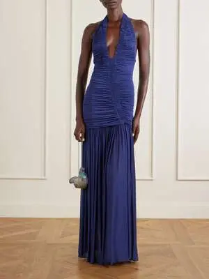 Christopher Esber Orion Gathered Jersey Gown