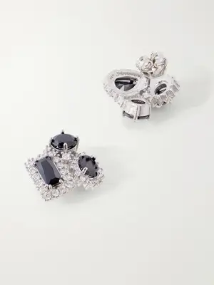 MAISON MARGIELA Cluster Embellished Earrings