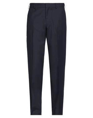 LARDINI Midnight Wool And Mohair Wool Twill Pants