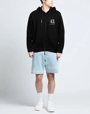 Armani Exchange Sweatshirt Size Cotton, Elastane - Black
