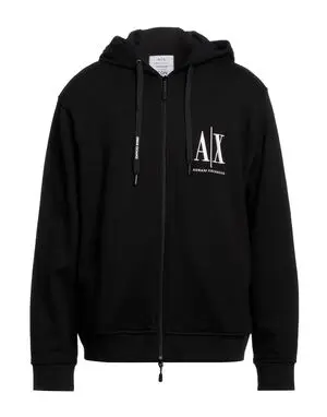 Armani Exchange Sweatshirt Size Cotton, Elastane - Black