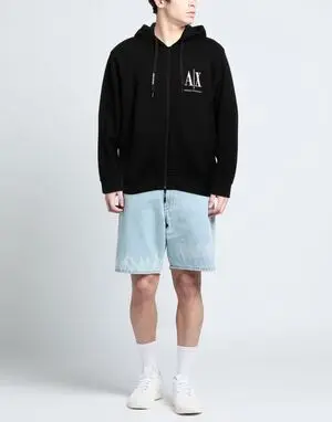 Armani Exchange Sweatshirt Size Cotton, Elastane - Black