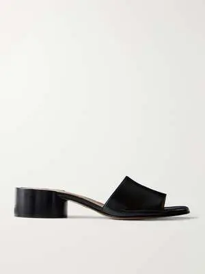 MAISON MARGIELA Tabi 30 Leather Sandals - Black