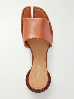 MAISON MARGIELA Tabi Split-toe Leather Flats - Brown