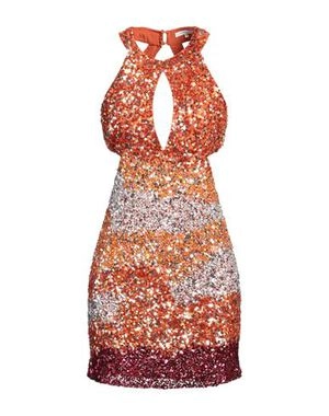Patrizia Pepe Mini Dress Size Polyester - Orange