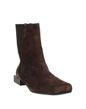 RAS Chelsea Boots Chocolate Suede Square Toe