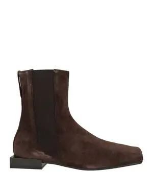 RAS Chelsea Boots Chocolate Suede Square Toe