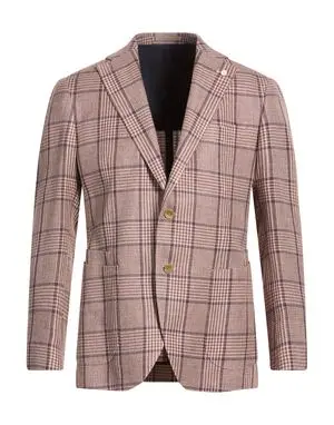 LUIGI BIANCHI MANTOVA Blazer Size Linen, Silk, Cotton
