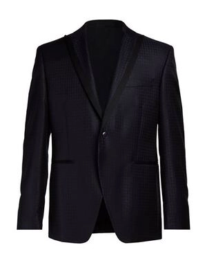 LUIGI BIANCHI MANTOVA Blazer Size Wool, Silk - Blue