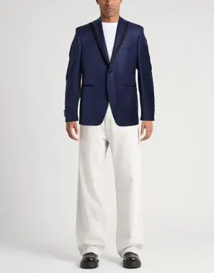 LUIGI BIANCHI MANTOVA Blazer Size Wool, Silk