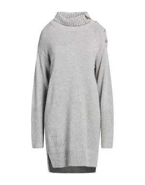 Zadig&Voltaire Light Cashmere & Polyester Turtleneck Mini Dress