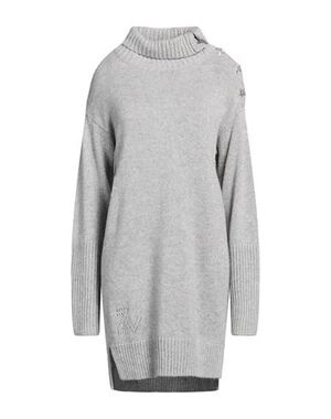 Zadig&Voltaire Mini Dress Size Cashmere, Polyester - Light Grey