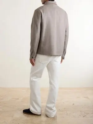 Kiton Felted Wool-blend Blouson Jacket