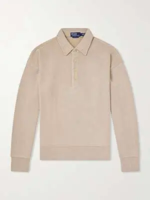 Polo Ralph Lauren Ribbed Cotton-blend Polo Shirt