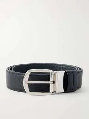 SERAPIAN 2.5 Cm Leather Belt - Black