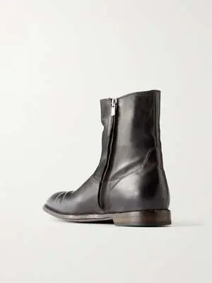 Officine Creative Leather Biker Boots