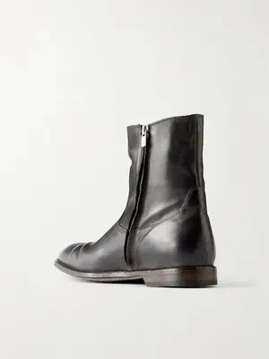 Officine Creative Leather Biker Boots