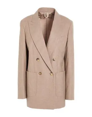 Max Mara Blazer Light Brown Size Cashmere, Elastane