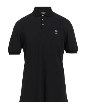 Brunello Cucinelli Polo Shirt Size Cotton - Black
