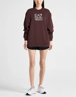 EA7 Cotton Polyester Crewneck Sweatshirt