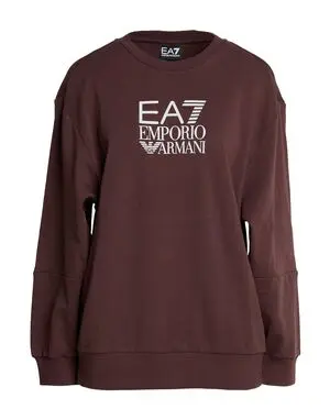 EA7 Cotton Polyester Crewneck Sweatshirt