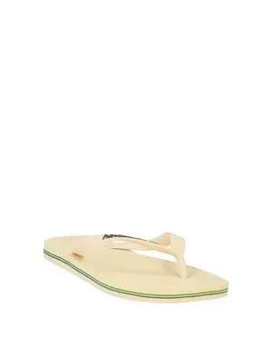 Havaianas Pastel Synthetic Fiber Thong Sandals - Yellow