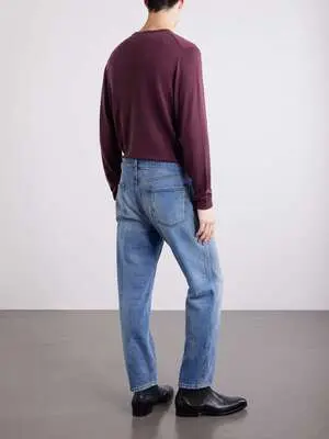 LARDINI Straight-leg Washed Jeans