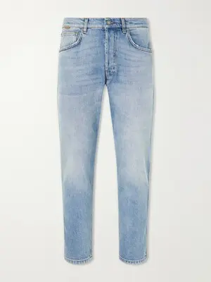LARDINI Straight-leg Washed Jeans - Blue