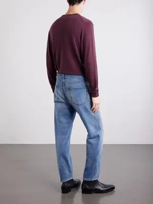 LARDINI Straight-leg Washed Jeans