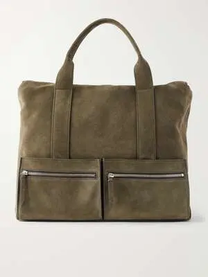 METIER Racer Suede Tote Bag - Green