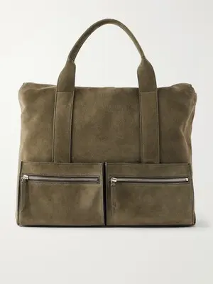 METIER Racer Suede Tote Bag - Green