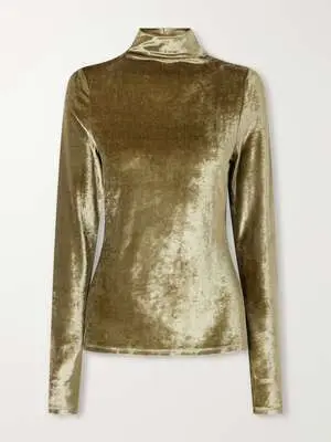 LEMAIRE Velvet Top - Gold