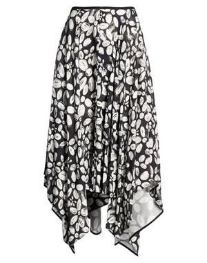 Marni Midi Skirt Size Viscose - Black