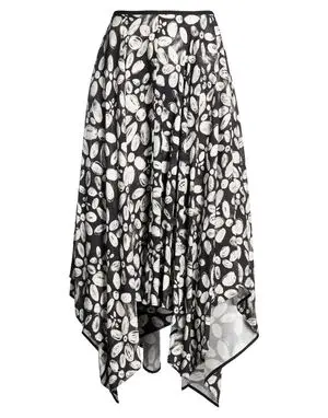 Marni Asymmetrical Two-tone Viscose Midi Skirt
