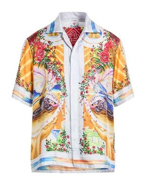 Casablanca Shirt Size Silk - Light Grey