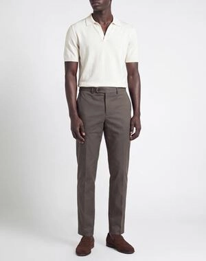 Incotex Cotton Elastane Chino Pants - Grey