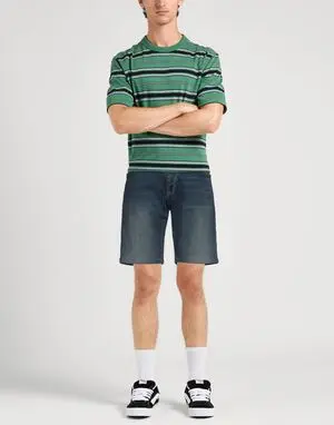 Armani Exchange Cotton Elastane Denim Shorts