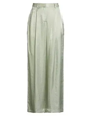 OTTOD'AME Wide-leg Satin Pants With Darts