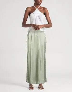OTTOD'AME Wide-leg Satin Pants With Darts