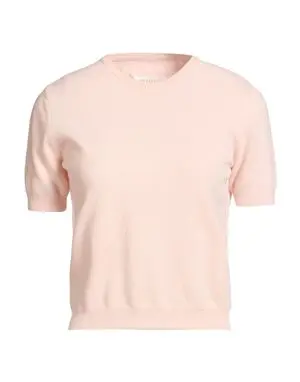 MAISON MARGIELA Light Virgin Wool Short Sleeve Sweater - Pink