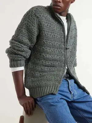 Canali Alpaca-blend Zip-up Sweater