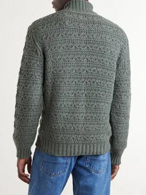 Canali Alpaca-blend Zip-up Sweater